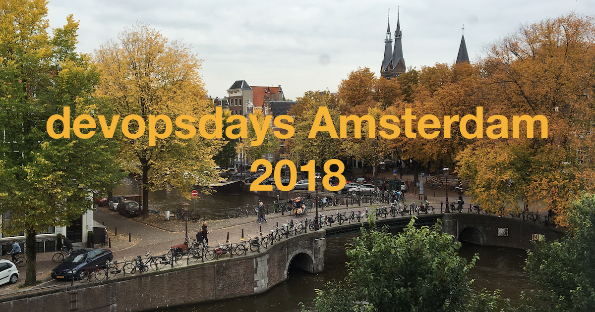 devopsdays Amsterdam 2018