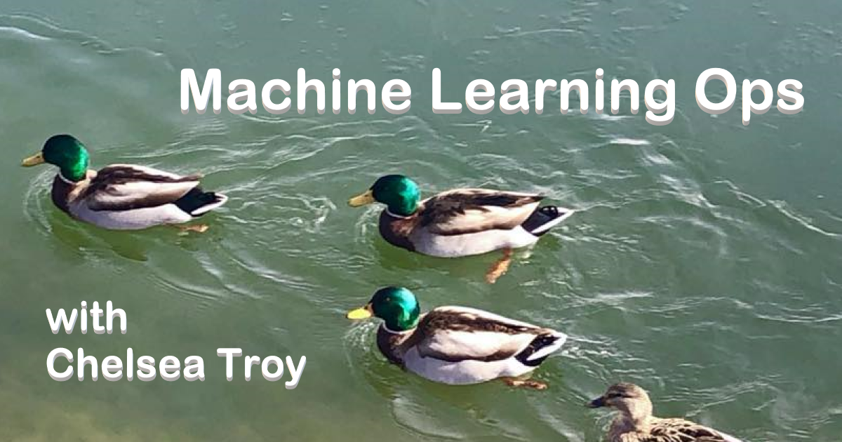 Machine Learning Ops with Chelsea Troy